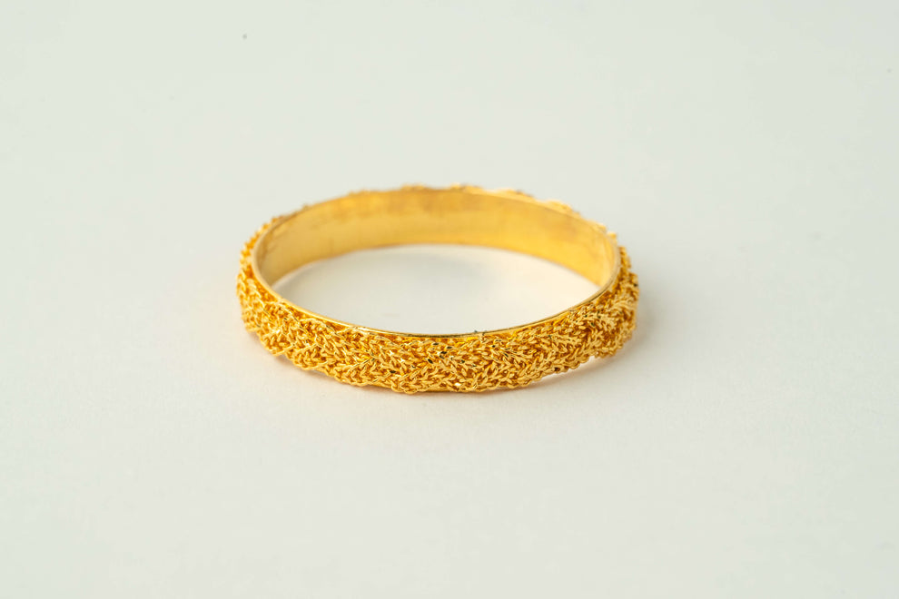 Braided Gold Band – Al Syed Gold